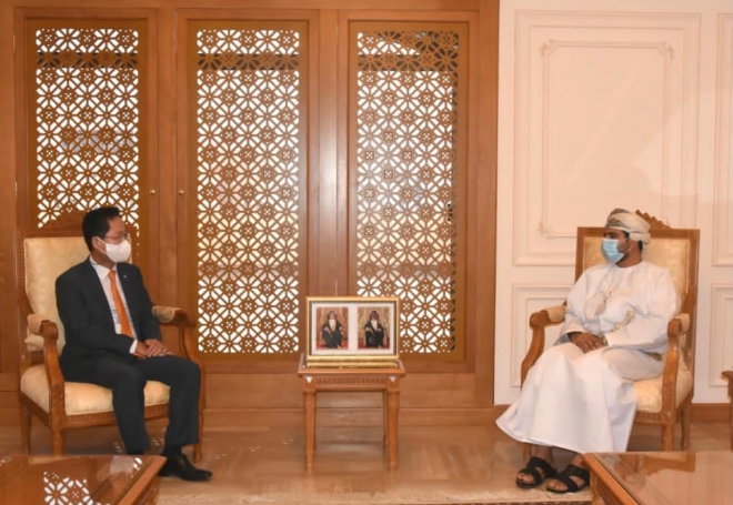 김창규 대사, Qais Al Yousef 상공투자촉진부 장관 면담